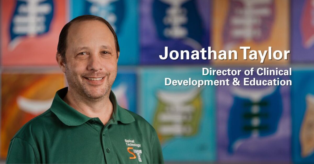 Spinal Technology | Education with Jonathan Taylor